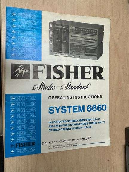 Fisher Stereo Equipment - Auction Ohio