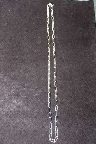 Sterling Silver Oval Link Chair - Auction Ohio