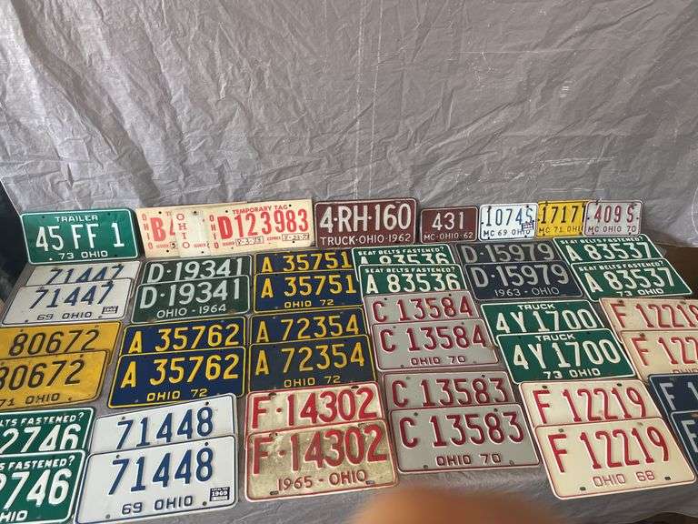 License Plates - Auction Ohio