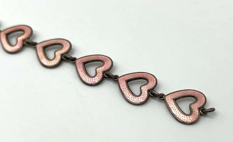 Sterling Silver - MEKA Heart Bracelet - Auction Ohio