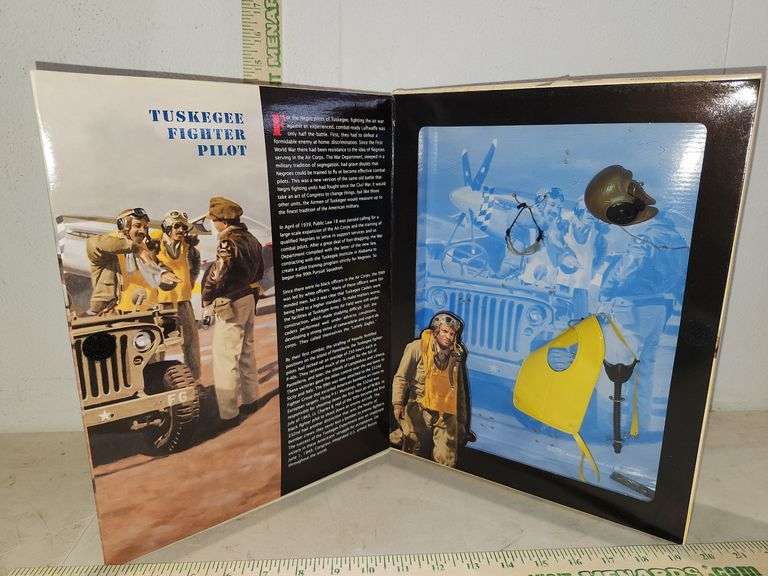 1996 Kenner GI Joe Tuskegee Fighter Pilot Box W/ Accessories No Doll ...