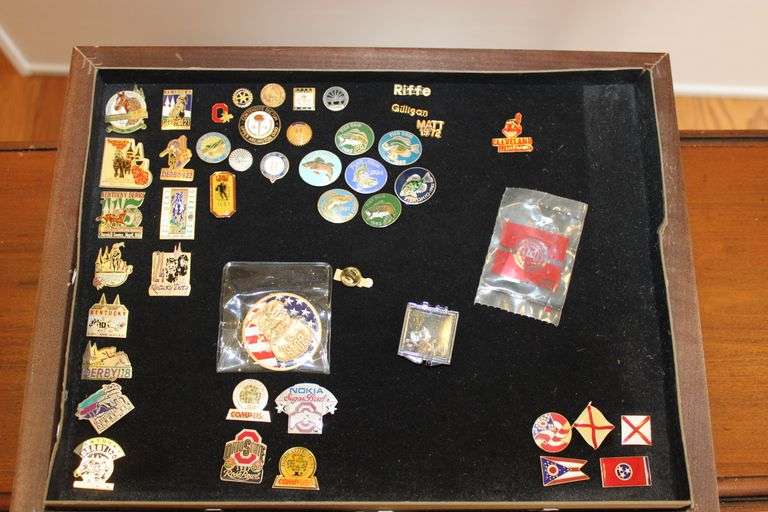 Pin Collection & Display Board - Auction Ohio