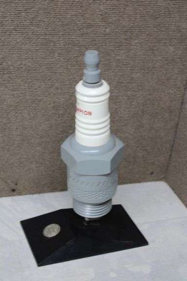 Champion Spark Plug Replica Decorative Radio - Auction Ohio