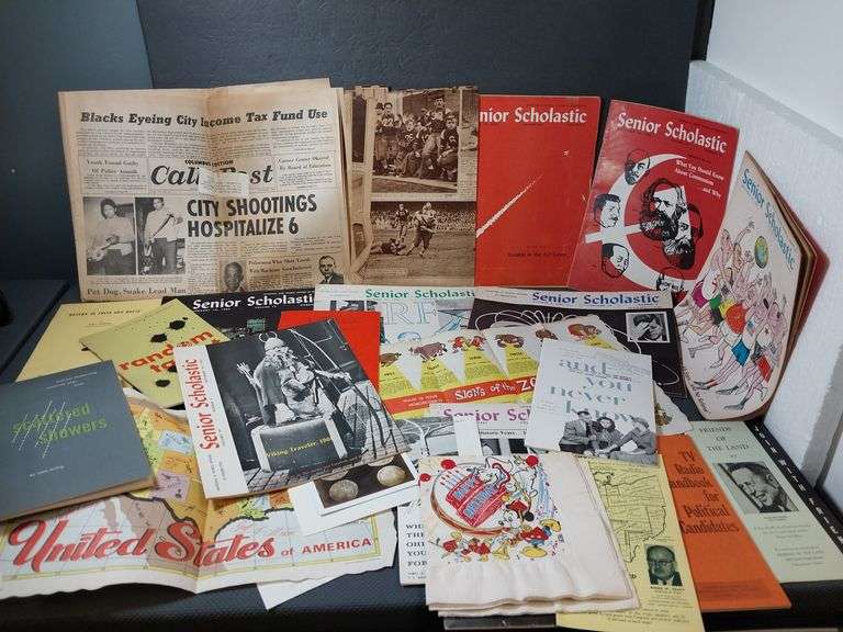Assorted Vintage Paper Collectibles – Scholastic, Ephemera & More ...