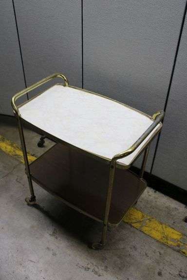Hamilton Cosco Rolling Serving Cart with Two Tiers - Auction Ohio