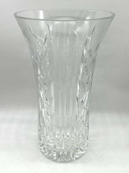 Waterford - Large 12" Crystal Vase - Auction Ohio