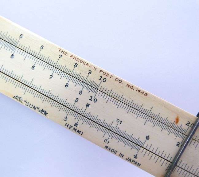 Frederick Post Co. Hemmi Slide Rule - Auction Ohio