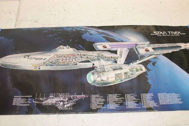 Star Trek U.S.S. Enterprise Poster - Auction Ohio