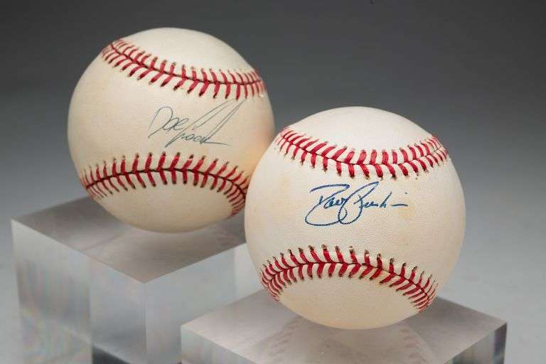 TWO (2) AUTOGRAPHED BASEBALLS - Auction Ohio