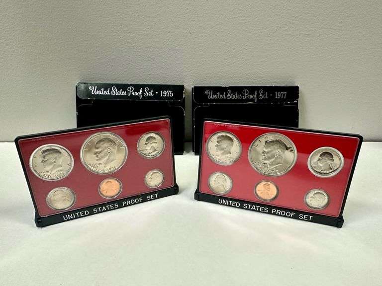 1975 & 1977 U.S. Proof Sets - Auction Ohio
