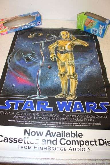 Rare Star Wars Radio Poster - Auction Ohio