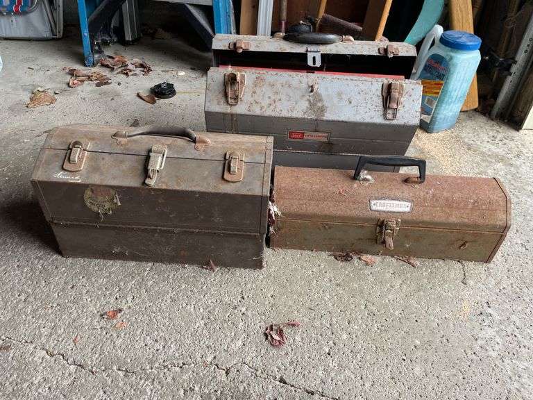 Vintage Toolboxes with Tools - Auction Ohio