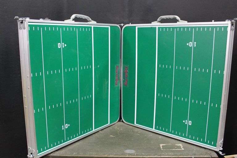 Tailgate Pong Table with Football Field Design - Auction Ohio
