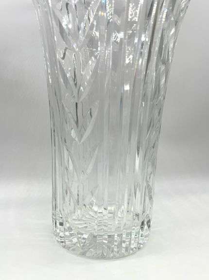 Waterford - Large 12" Crystal Vase - Auction Ohio