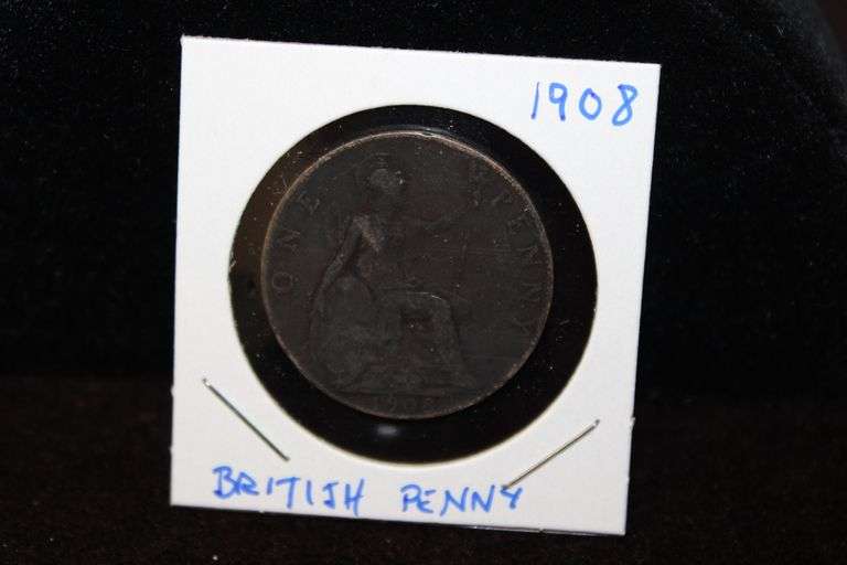1908 British Penny - Auction Ohio