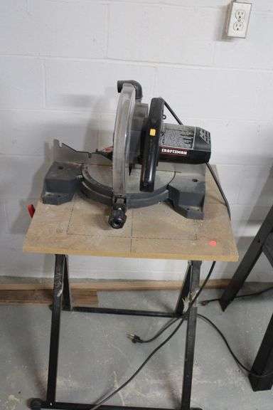 Craftsman Miter Saw with Stand, Made in USA - Auction Ohio