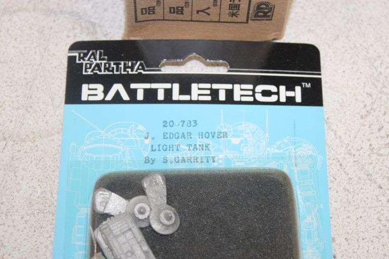 Ral Partha BattleTech Light Tank Die-Cast Figures - Auction Ohio