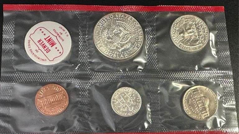 1964 Uncirculated Coin Set - Auction Ohio