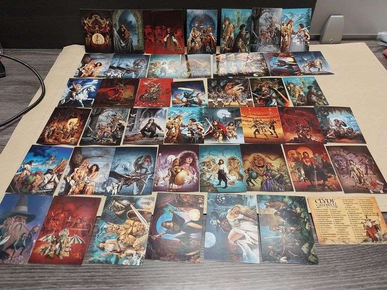 Large Fantasy Art Trading Card Collection – 45+ Cards incl. Clyde ...