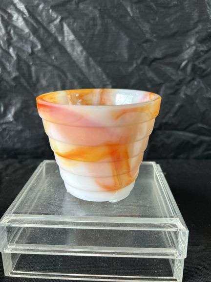 Akro Agate Pots - Auction Ohio