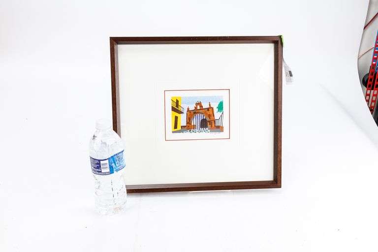 Framed Relief Print- Artist Signed - Auction Ohio