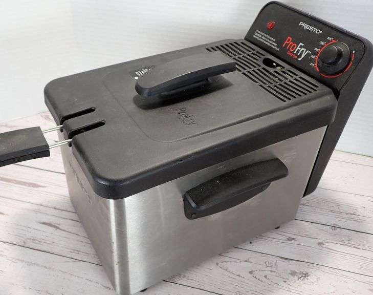 Presto ProFry Stainless Steel 8-Cup Deep Fry 1800w Immersion Element ...