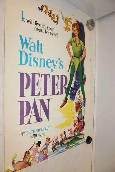 Vintage Peter Pan Movie Poster - Auction Ohio
