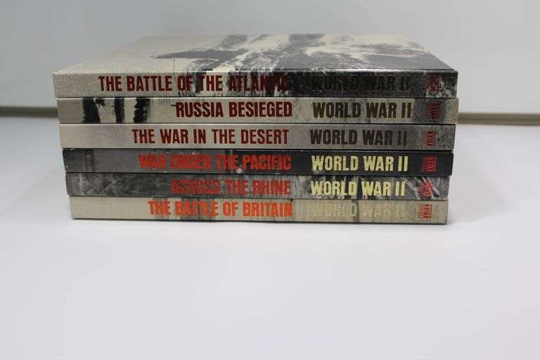 Collection of Six Time-Life Books on World War II Topics - Auction Ohio