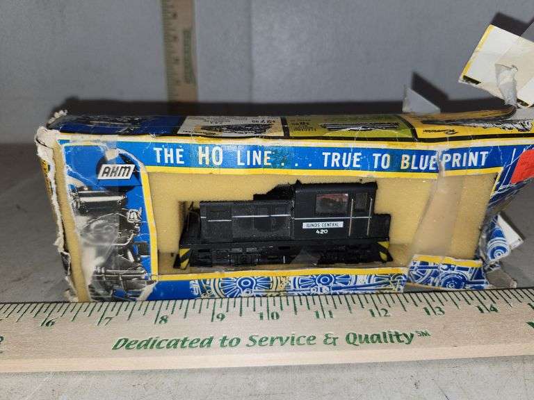AHM The HO Line True Blueprint Plymouth 0-4-0 MDT Engine - Auction Ohio