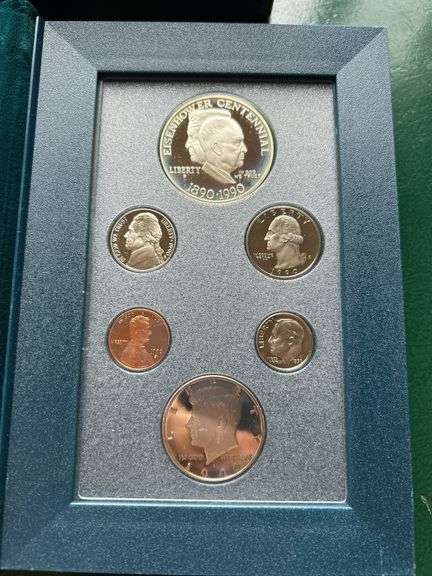 1990 United States Mint Prestige Silver Proof Set - Auction Ohio