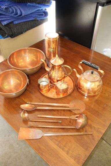 Copper Kitchenware - Auction Ohio
