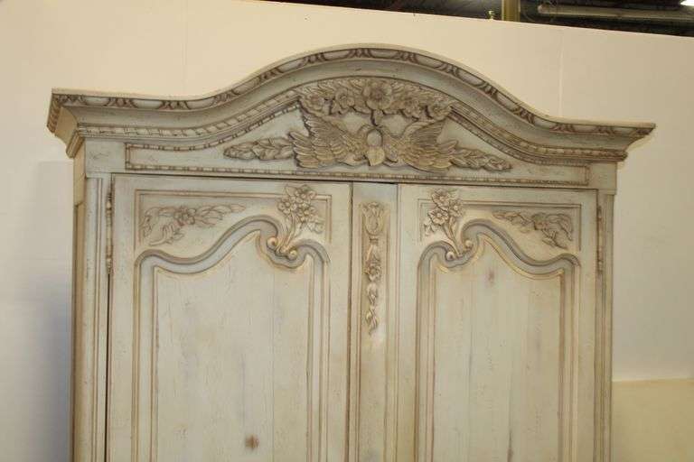 French Louis XV Media Armoire - Auction Ohio