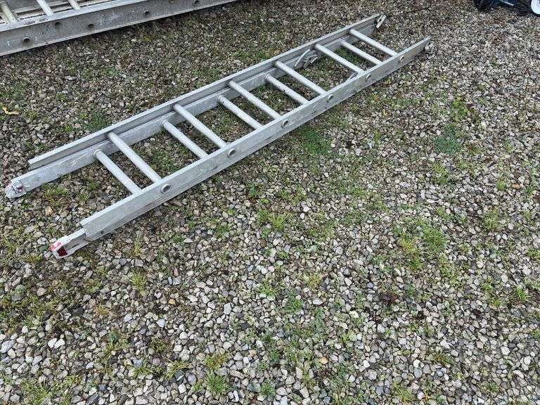 12 Foot Aluminum Extension Ladder - Auction Ohio