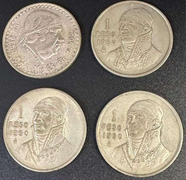 Four Mexican Pesos - Auction Ohio