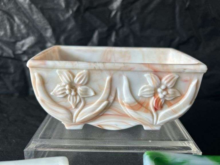 Akro Agate Planters - Auction Ohio