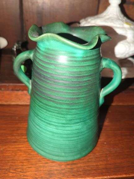 Weller Ware Handmade Pottery Pitcher - Auction Ohio