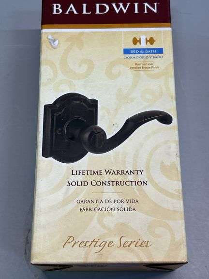 Baldwin Bed & Bath Privacy Door Lever - Auction Ohio