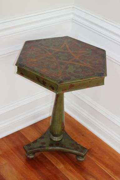 Hexagonal Table - Auction Ohio