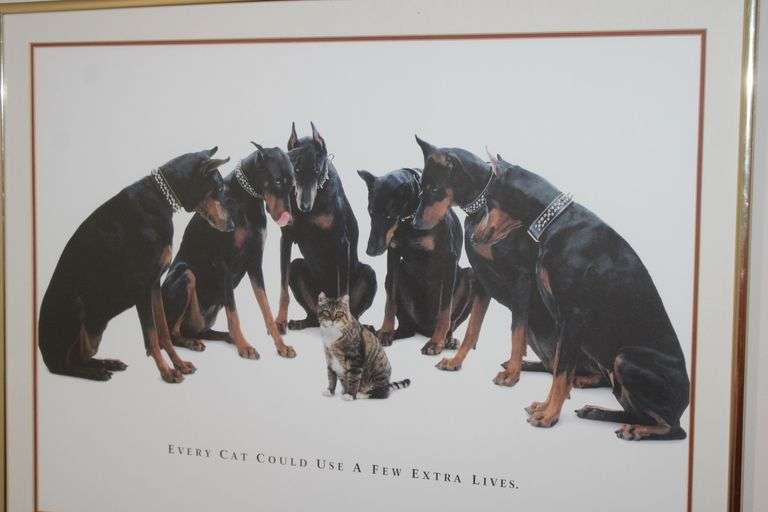 Dogs & Cat Print - Auction Ohio