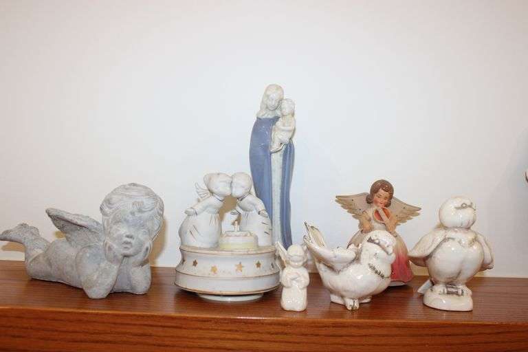 Angels, Mary & Bird Figures - Auction Ohio