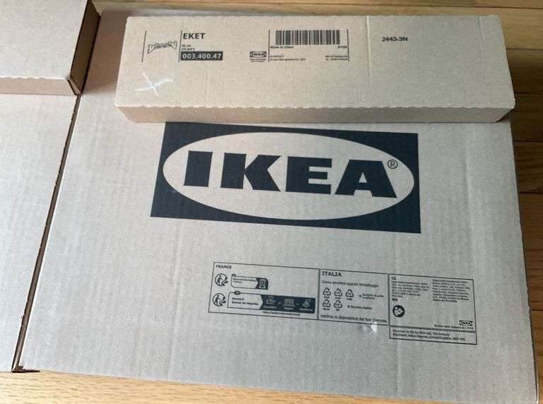 Five IKEA Storage Cubes with Wall Mounts - Auction Ohio