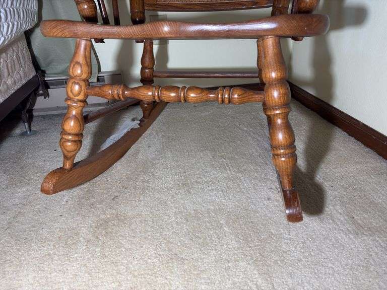 Oak Rocker - Auction Ohio