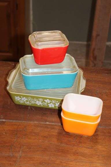 MCM Pyrex Baking Dish & Refrigerator Boxes - Auction Ohio