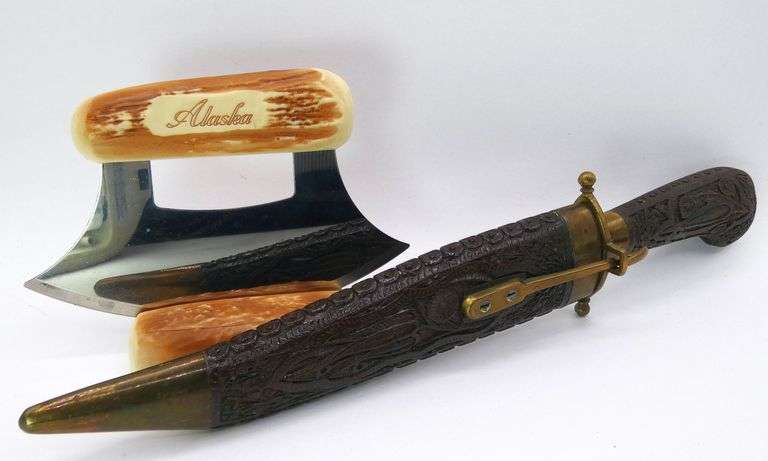 Alaskan Ulu Knife and Treasure Knife - Auction Ohio
