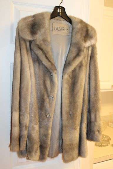 Silver Mink Fur Coat - Auction Ohio