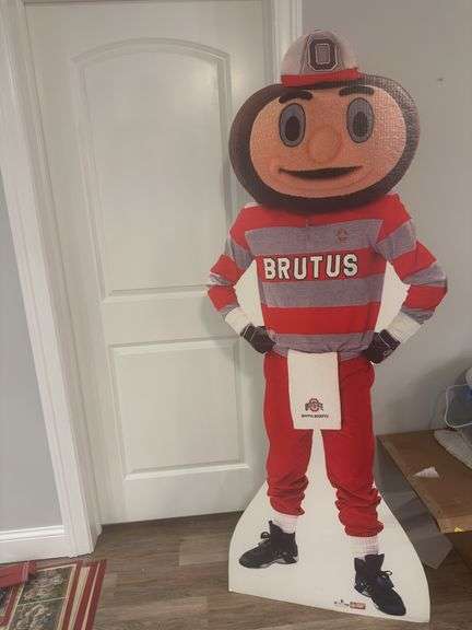 Brutus Buckeye standup poster - Auction Ohio