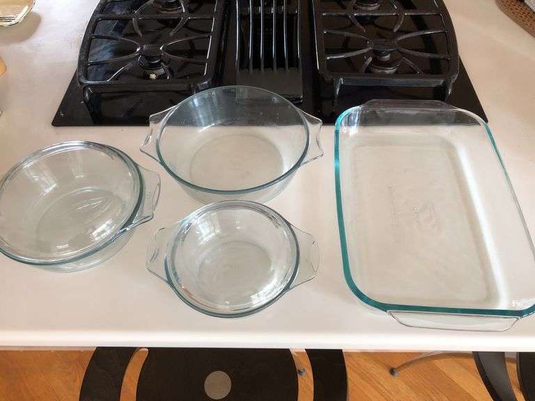 Blue Pyrex - Auction Ohio