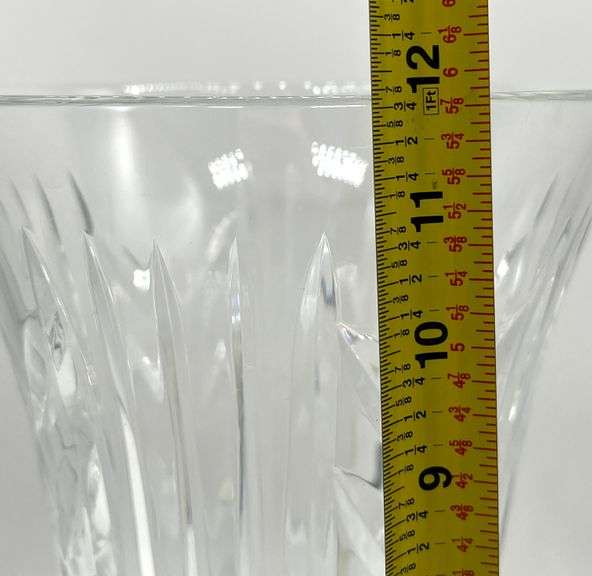 Waterford - Large 12" Crystal Vase - Auction Ohio