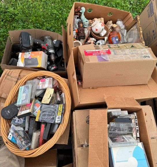 Pallet Lot With Mixed Household Items, Tools, and Collectibles ...