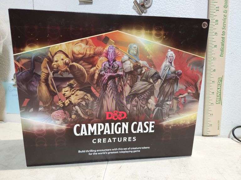 2022 D&D Campaign Case Creatures 73 Piece New Unopened - Auction Ohio